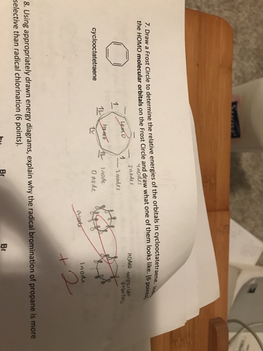 Solved 7. Draw a Frost Circle to determine the relative | Chegg.com