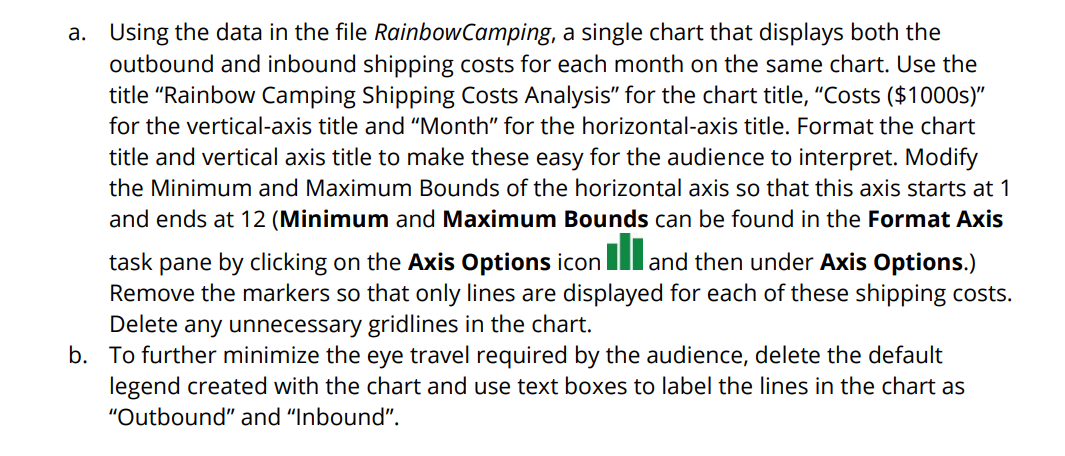 Solved Inbound and Outbound Shipping Costs at Rainbow | Chegg.com