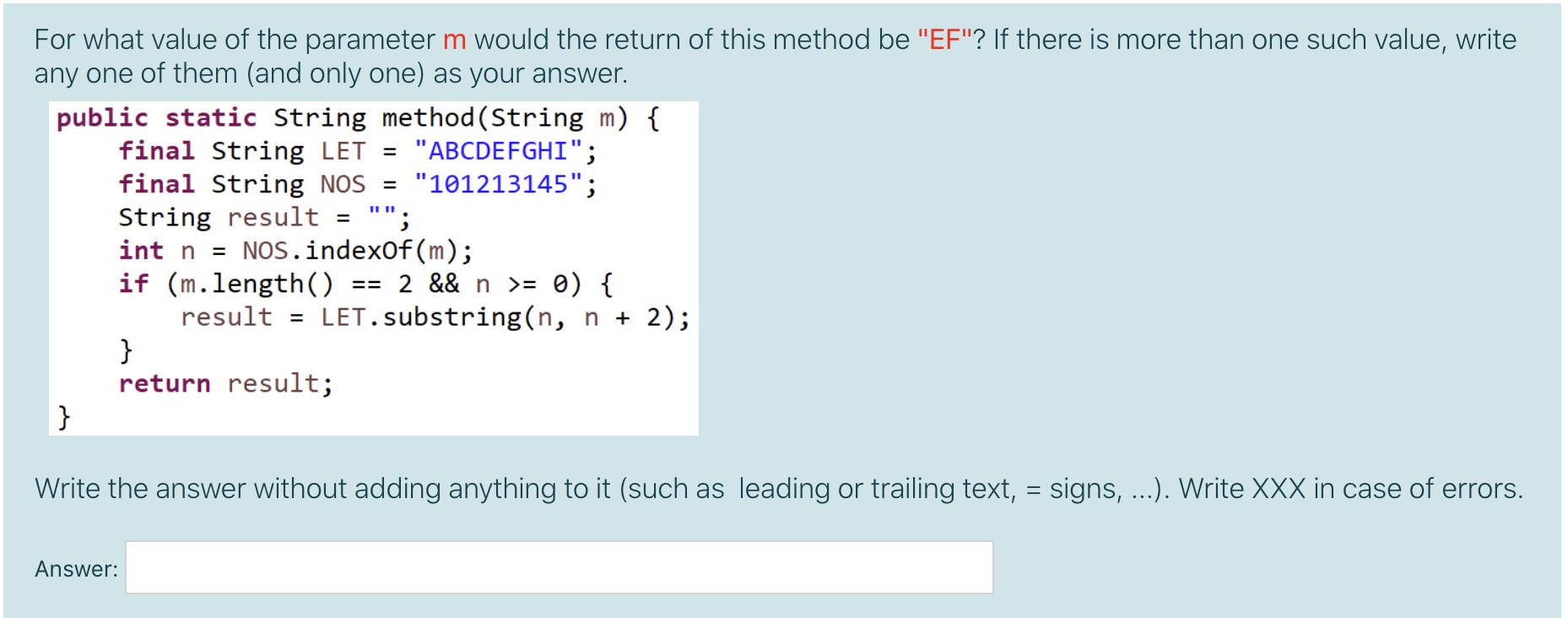 Solved For what value of the parameter m would the return of | Chegg.com