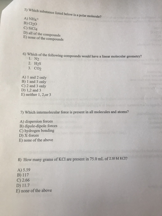 Solved Multiple Choice (3 pts each) 1 The Lewis model | Chegg.com