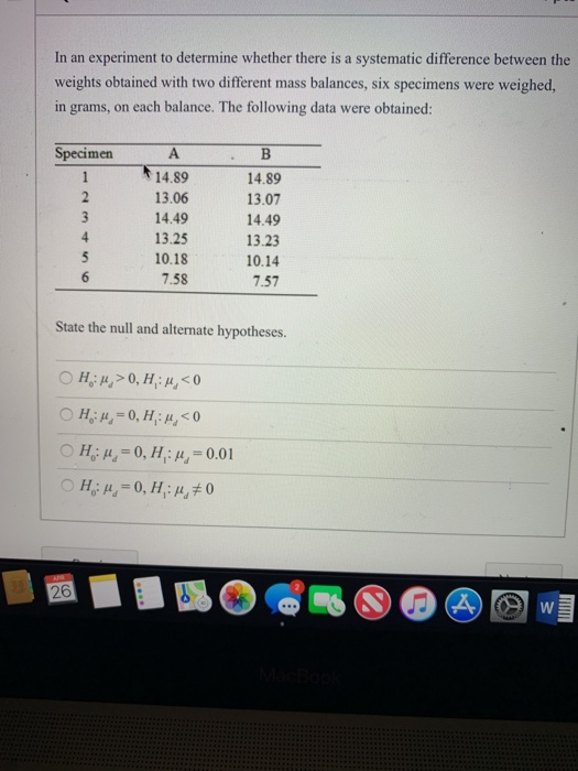 Solved In an experiment to determine whether there is a | Chegg.com