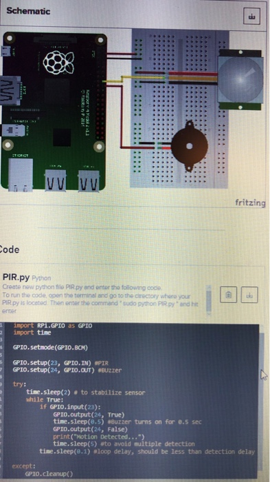 Solved Provide flowchart for the following code. PIR | Chegg.com