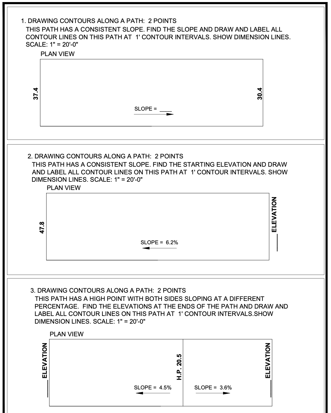 Solved DRAWING CONTOURS ALONG A PATH: 2 ﻿POINTSTHIS PATH HAS | Chegg.com