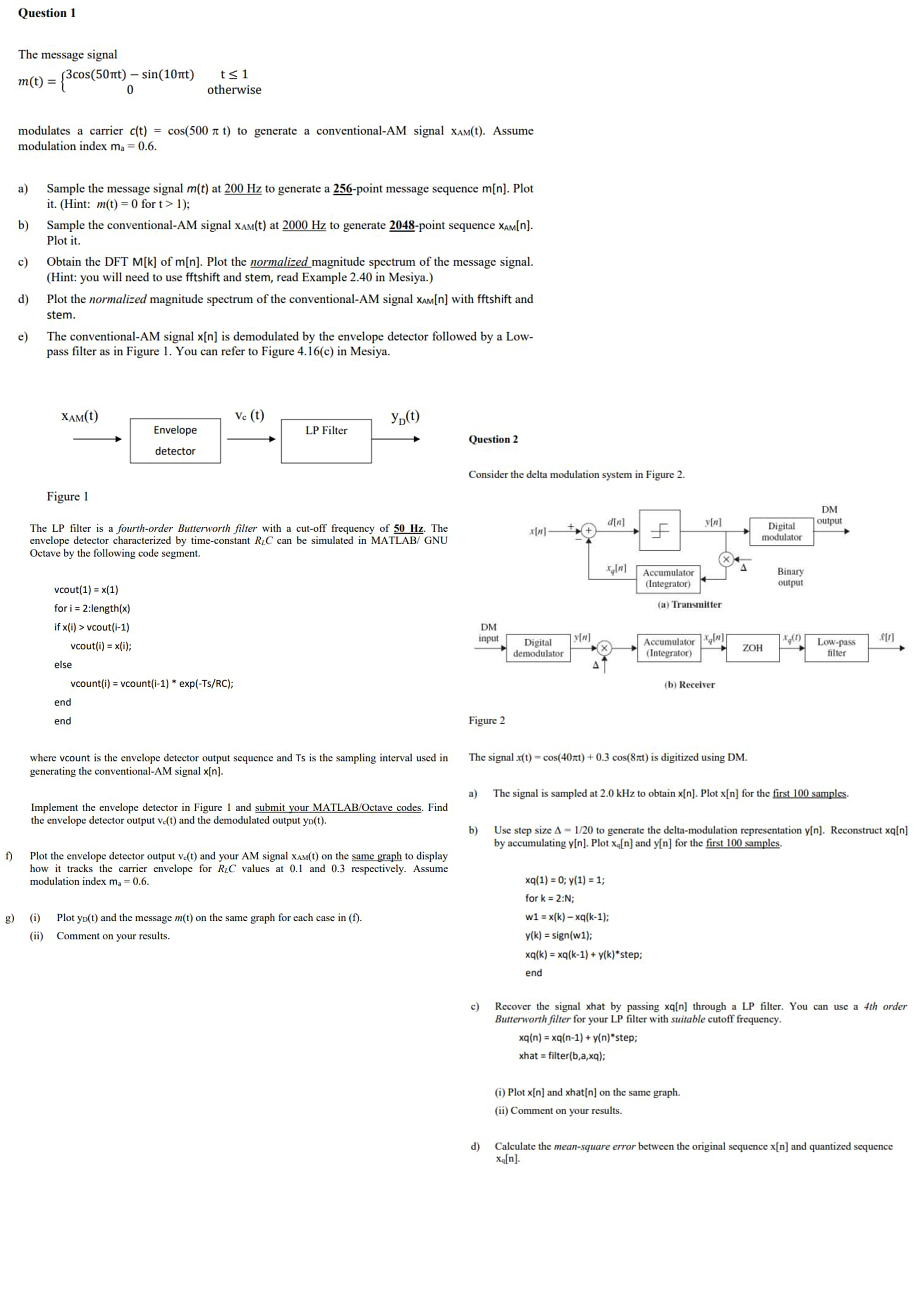Kindly Solve Questions 1 And Question 2 And Share The 