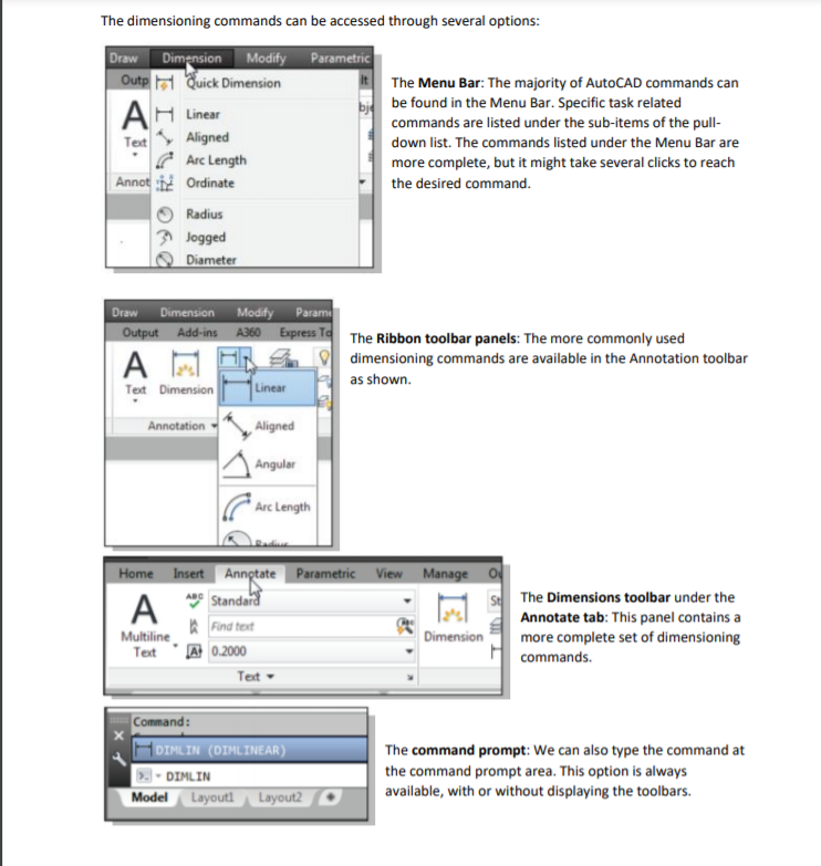 AutoCAD Assignment 5 - Dimensioning (The Bracket | Chegg.com