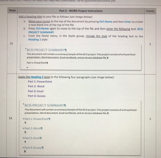 This module includes the following four projects to | Chegg.com