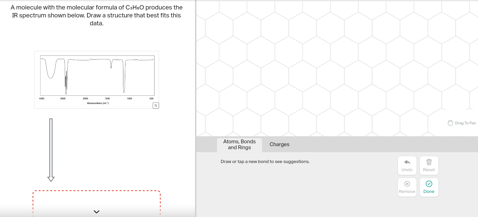 Solved A molecule with the molecular formula of C3H9 N | Chegg.com