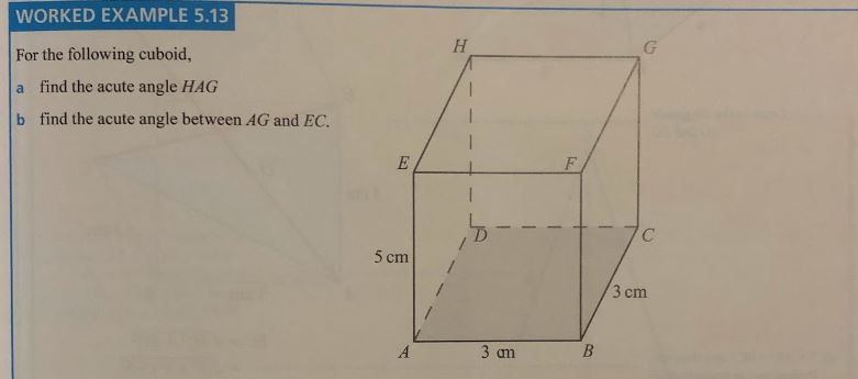 Solved WORKED EXAMPLE 5.13For the following cuboid,a find | Chegg.com