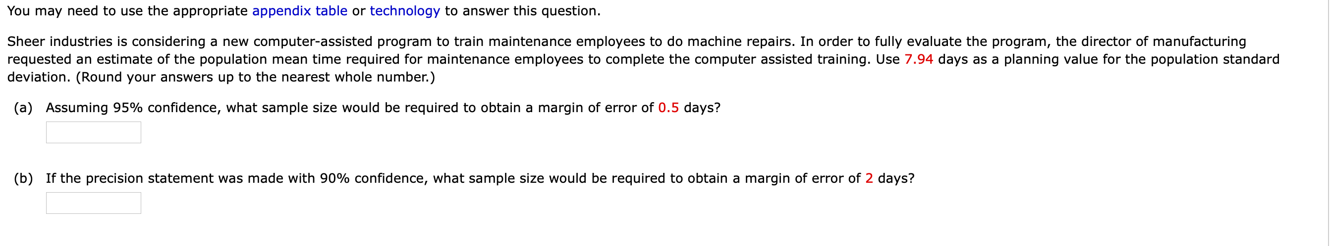 Solved You may need to use the appropriate appendix table or | Chegg.com