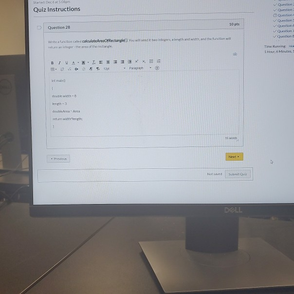 Solved Quiz Instructions Question 1 Question 2 Question 3 | Chegg.com