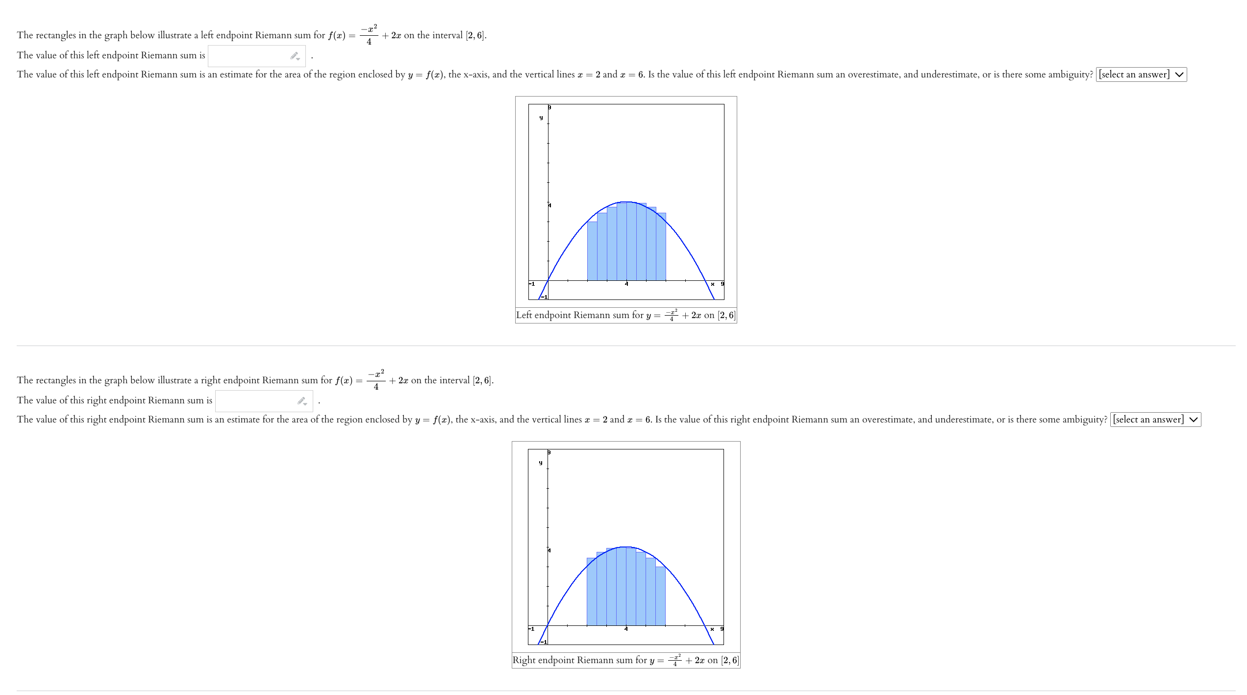 Solved The rectangles in the graph below illustrate a left | Chegg.com