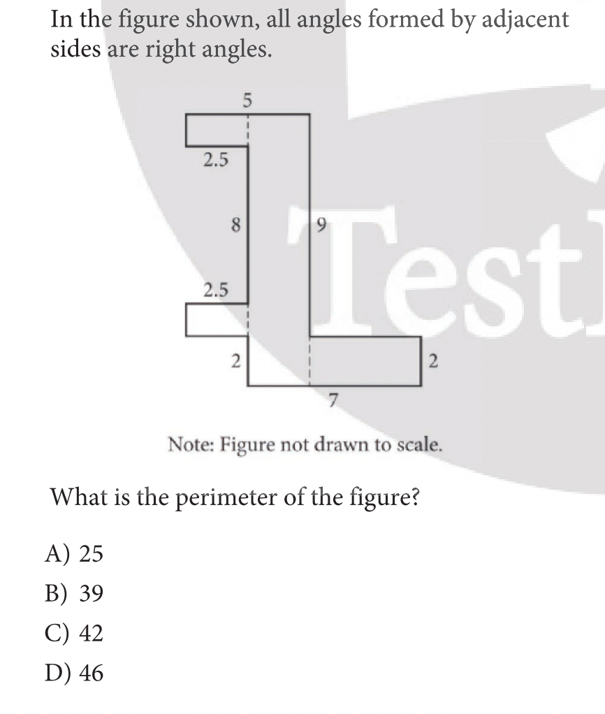 Solved In the figure shown, all angles formed by adjacent | Chegg.com