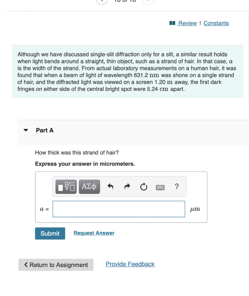 Solved Two slits spaced 0.450 mm apart are placed 70.0 cm | Chegg.com