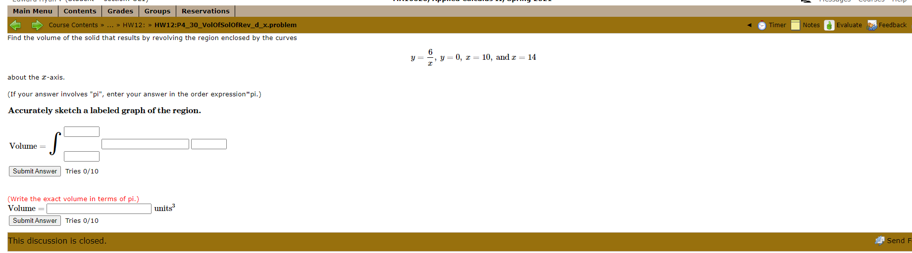 Solved Main Menu Contents Grades Groups Reservations Course | Chegg.com