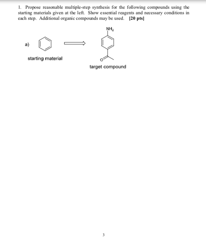 Solved ORGANIC CHEMISTRY Q. Propose reasonable | Chegg.com