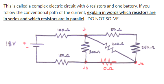 Solved This is called a complex electric circuit with 6 | Chegg.com