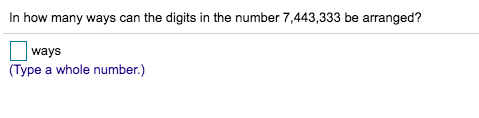 Solved In how many ways can the digits in the number | Chegg.com