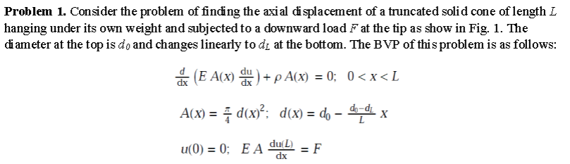 Solved Problem 2. Obtain a quadratic approximate solution of | Chegg.com