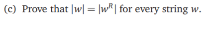 Solved The reversal wR of a string w is defined recursively | Chegg.com