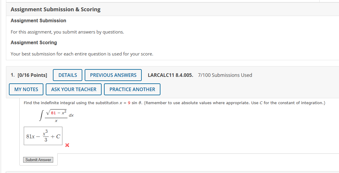 Solved Assignment Submission \& Scoring Assignment | Chegg.com