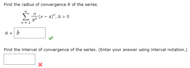 Solved Find the radius of convergence R of | Chegg.com