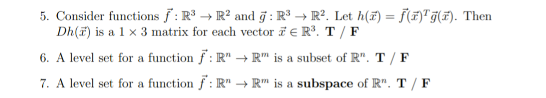 Solved 5. Consider functions F : R3 + R2 and ğ: R3 + R2. Let | Chegg.com