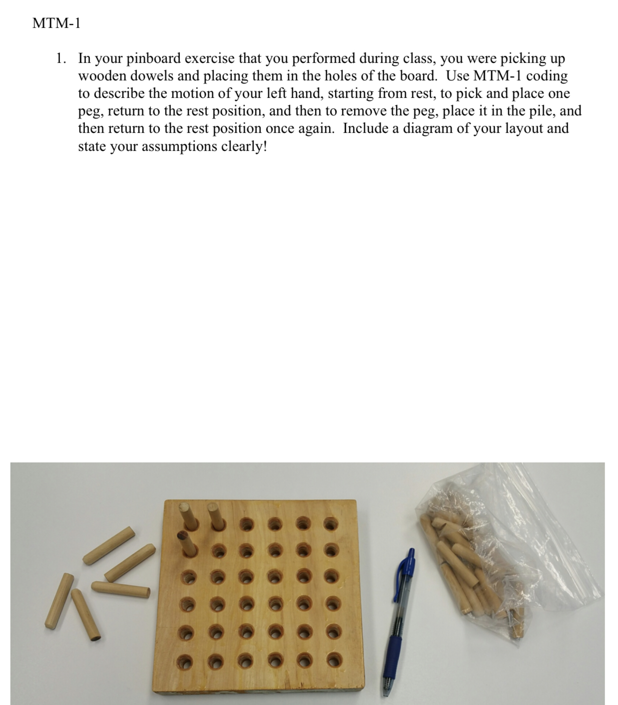 Solved 1. In your pinboard exercise that you performed | Chegg.com