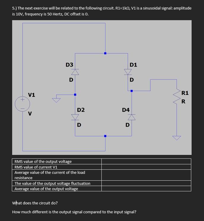 Solved If you can solve it using LTSpice it is also fine | Chegg.com