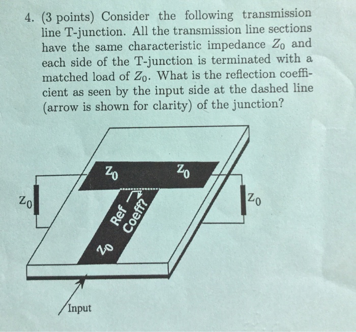 Solved 4. (3 points) Consider the following transmission | Chegg.com