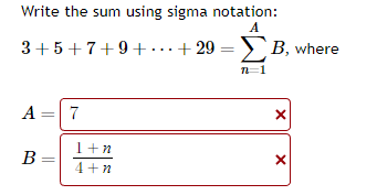 Solved Write the sum using sigma notation: | Chegg.com