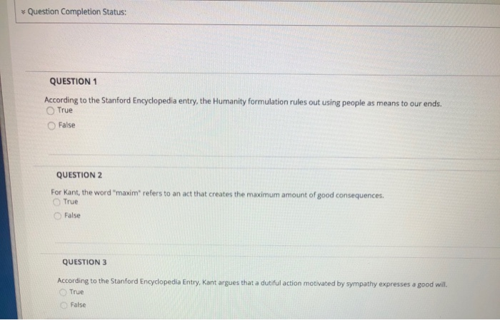 Solved Question Completion Status: QUESTION 1 According to | Chegg.com