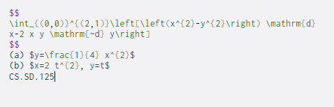 int_{(0,0)}^{(2,1}\left(\left(x^{2}-y^{2} \right) | Chegg.com