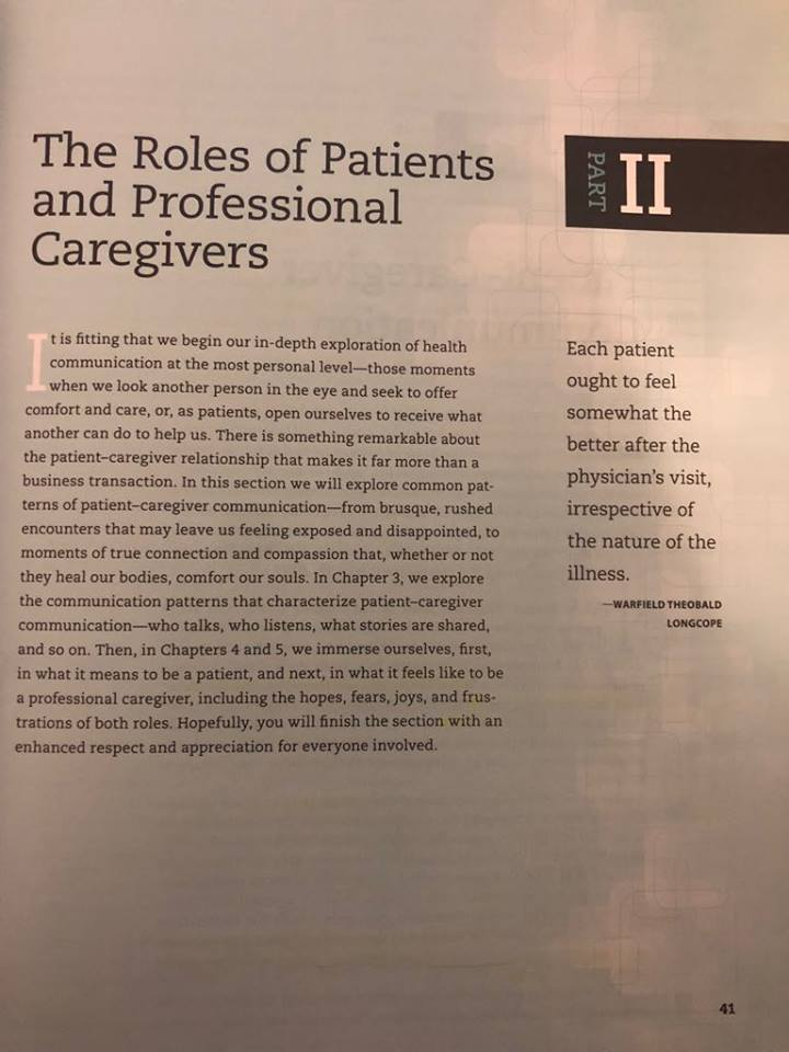 Solved CHAPTER 3 Patient-Caregiver Communication Ben noticed | Chegg.com