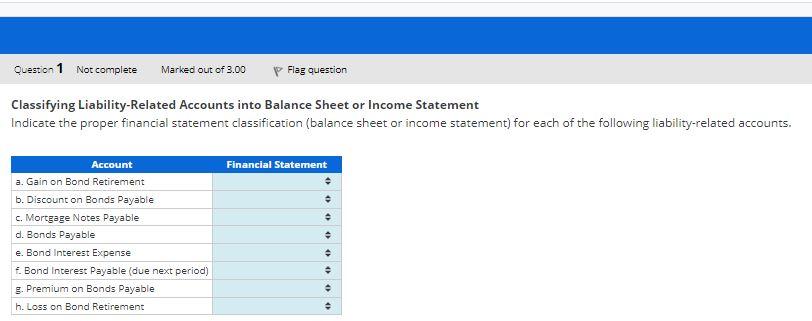 Solved Classifying Liability-Related Accounts into Balance | Chegg.com