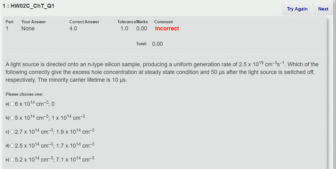Solved 1: HW02C_ChT_Q1 Try Again Next Part 1 Your Answer | Chegg.com