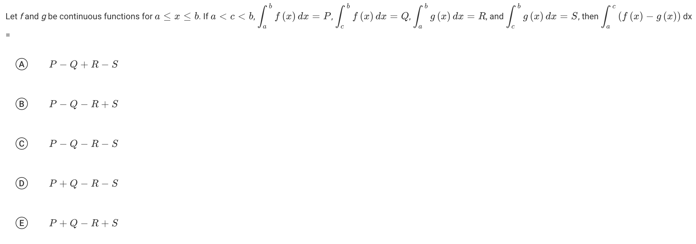 Solved Let f and g be continuous functions for a≤x≤b. If a | Chegg.com