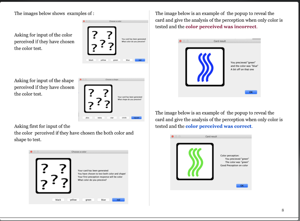 SECTION 2 Problem Description TESTING PERCEPTION This | Chegg.com