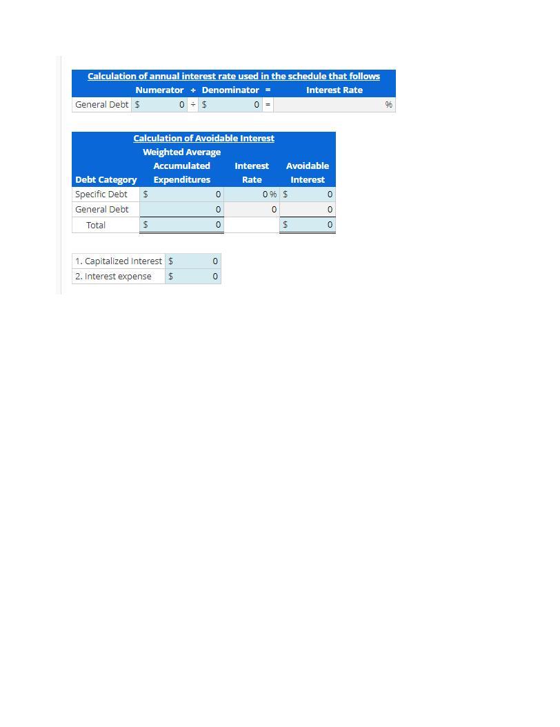 Solved Compute interest tp Capitalize and Expense 4. Compute | Chegg.com