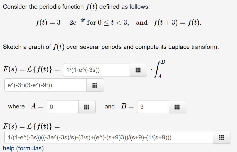 Solved Consider the periodic function f(t) defined as | Chegg.com