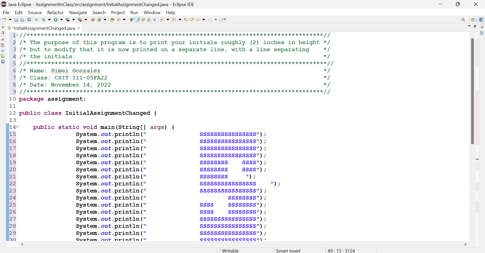 Solved This program/exercise requires you to modify your | Chegg.com