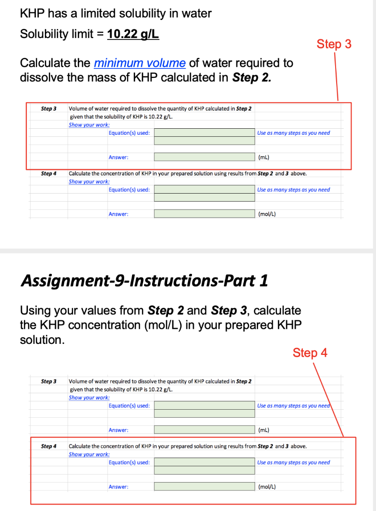 Solved Preparation of 1 M NaOH and Standardization with KHP | Chegg.com