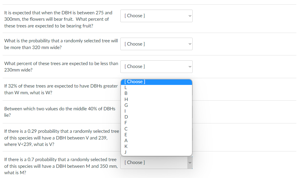 Solved Let us suppose that the diameters at breast height | Chegg.com