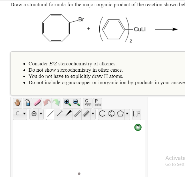 Solved Gilman Reagent Coupling with Organic Halides: Draw a | Chegg.com