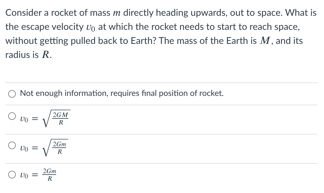 Solved Consider a rocket of mass m directly heading upwards, | Chegg.com