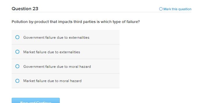 Solved Question 23 O Mark this question Pollution by-product | Chegg.com