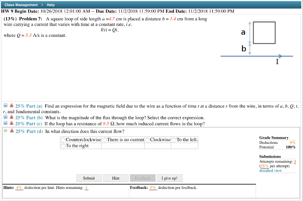 Solved Class Management Help HW 9 Begin Date: 10/26/2018 | Chegg.com