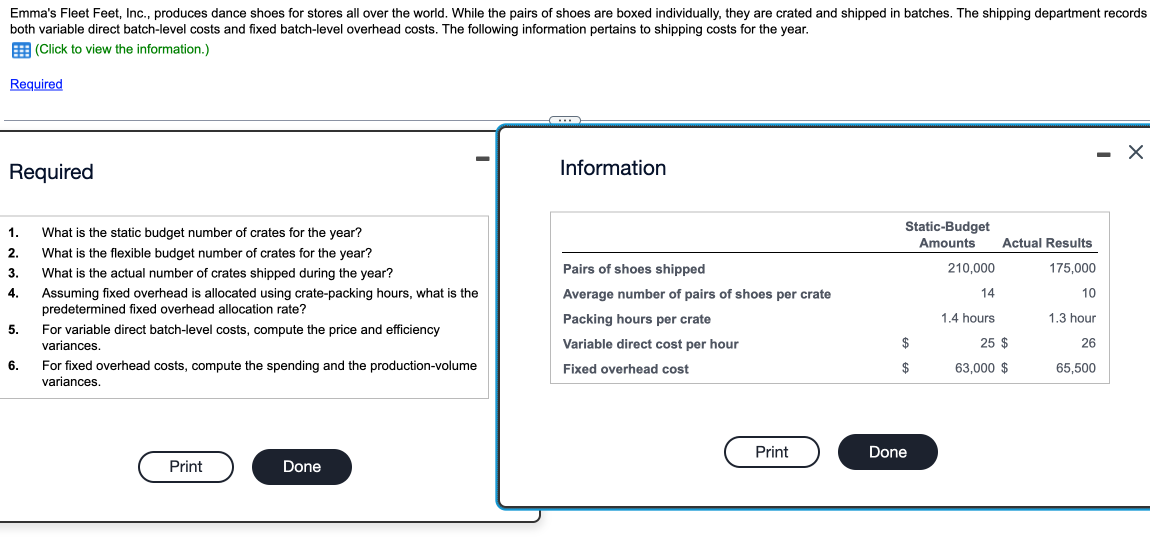 Solved both variable direct batch-level costs and fixed | Chegg.com