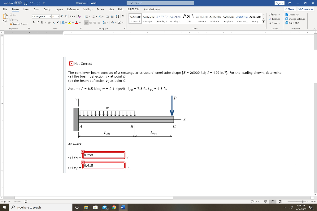 Solved The cantilever beam consists of a rectangular | Chegg.com