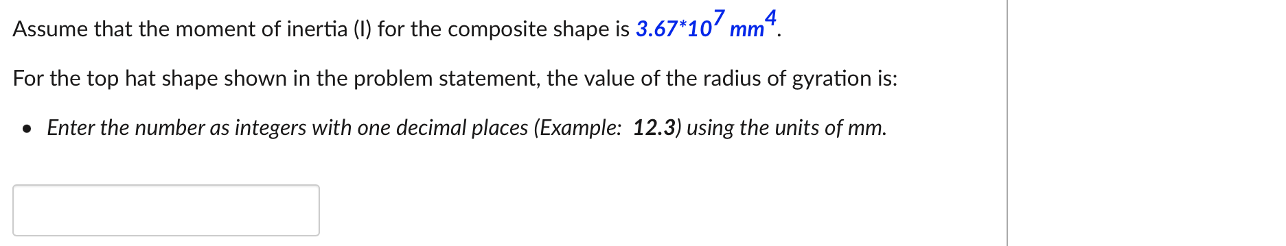 Solved For parts (a) - (d), use the top hat shape shown in | Chegg.com