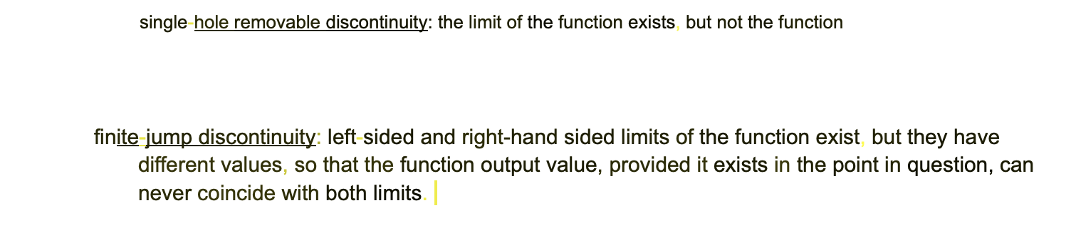 Solved single hole removable discontinuity: the limit of the | Chegg.com